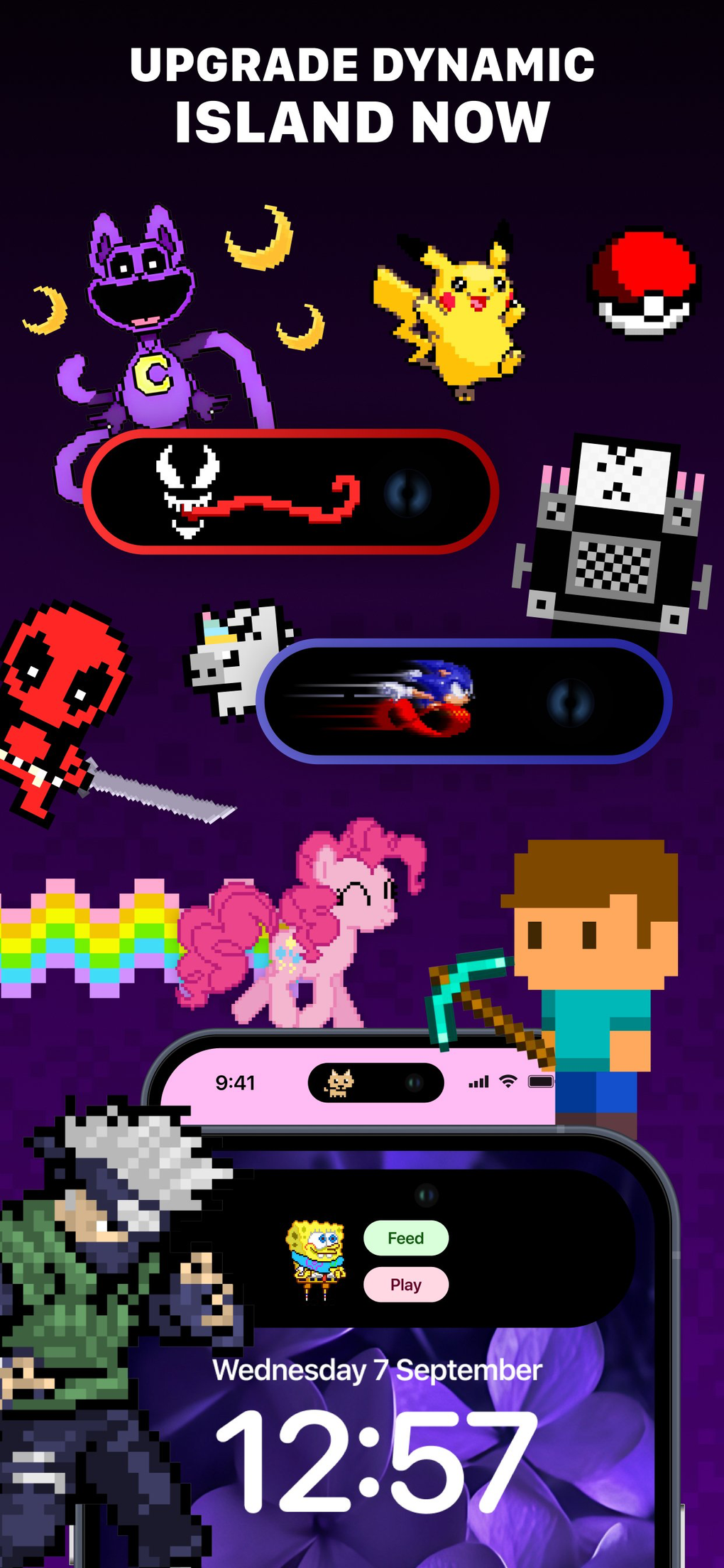 Pixel Petsfor Dynamic Island para iPhone - Descargar