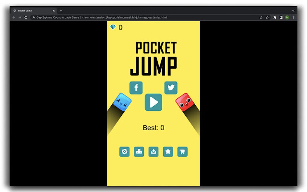 Pocket Jump Game - HTML5 Game para Google Chrome - Extensión Descargar