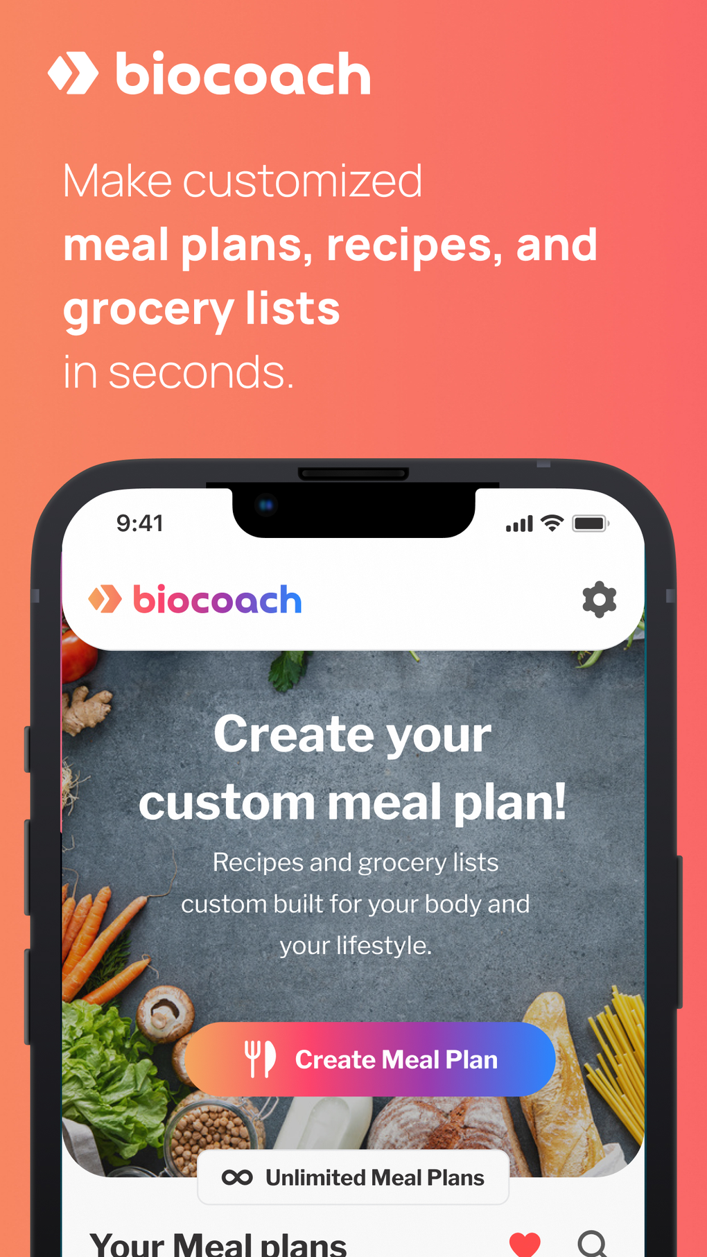 Biocoach Personal Nutrition for iPhone - Download