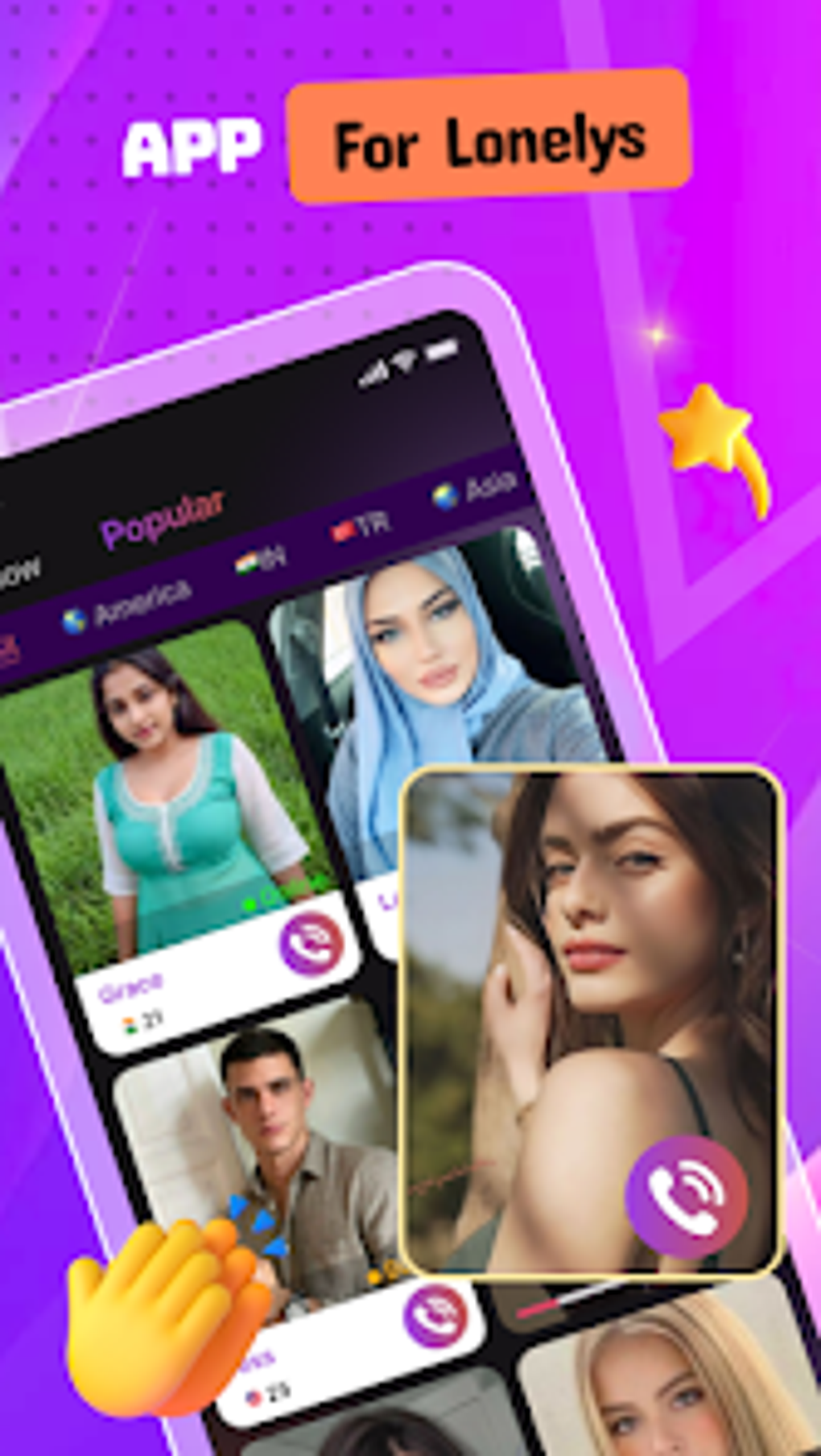 Yolix - Live video chat para Android - Descargar