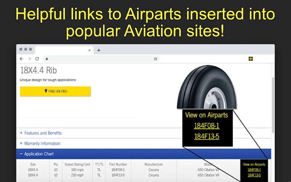 Airparts Assistant for Google Chrome - Extension Download