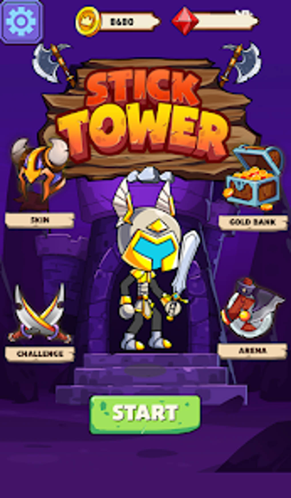 Stick Hero Tower: Mighty Party para Android - Descargar