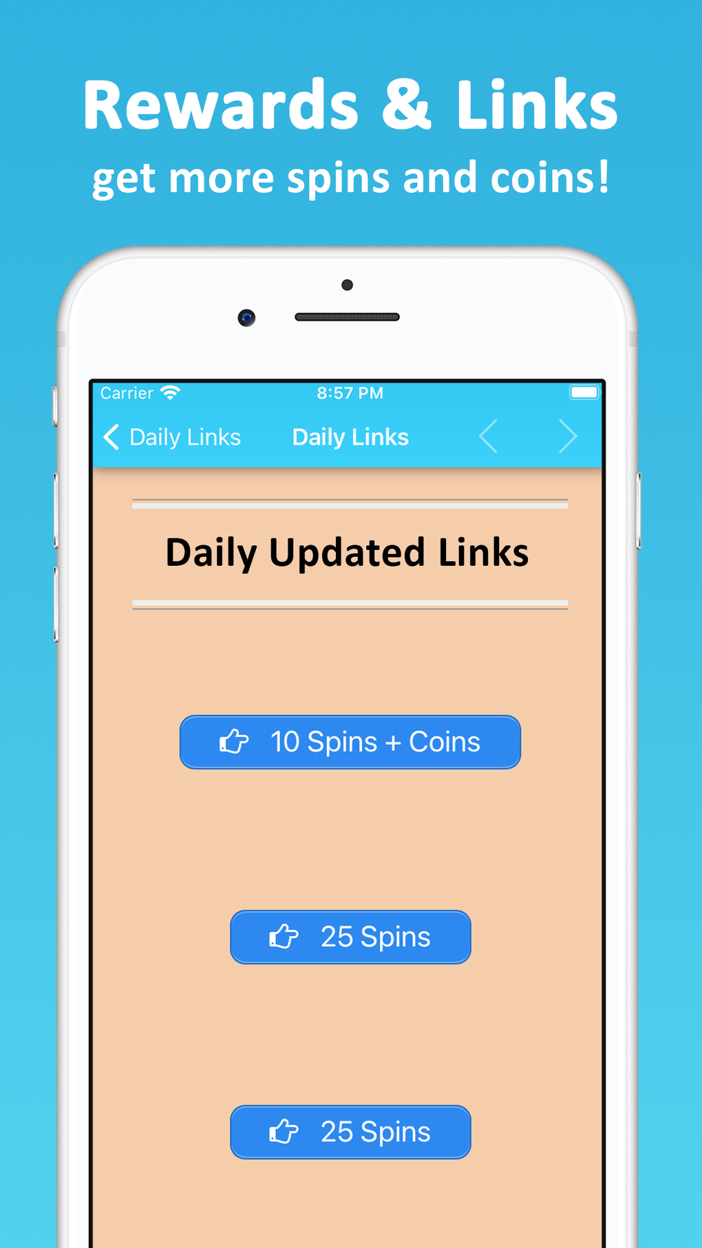 CM Rewards Spin Link Coins for iPhone - Download