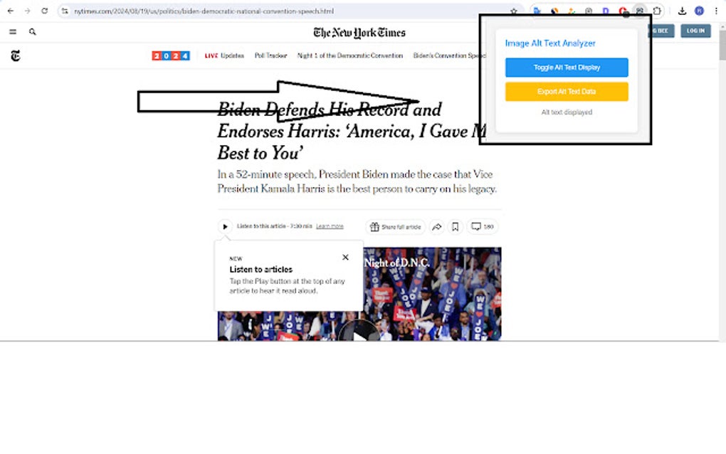 Premium Image Alt Text Analyzer for Google Chrome - Extension Download