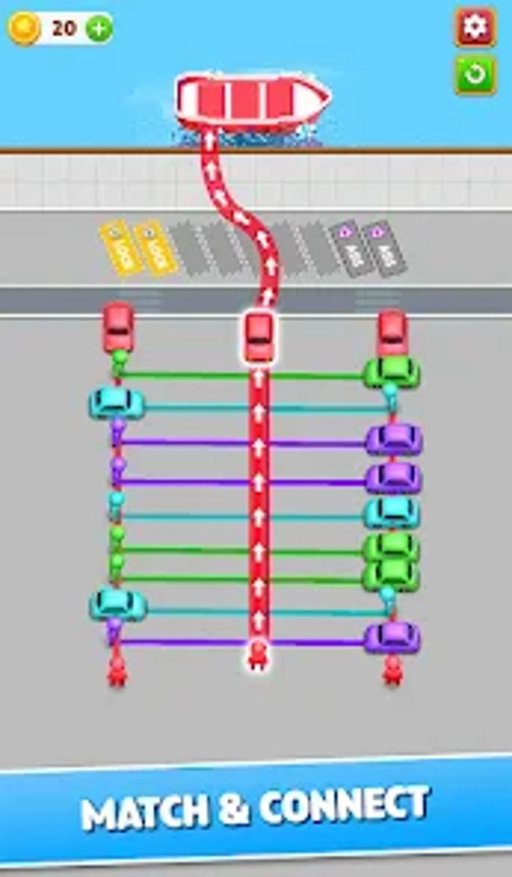 Car Sort: Tangled Puzzle Jam para Android - Descargar