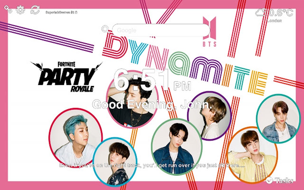 BTS Fortnite Wallpapers New Tab for Google Chrome - 拡張機能 無料・ダウンロード