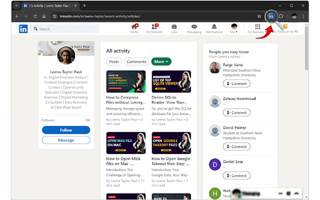 LinkedIn Article Extractor for Google Chrome - Extension Download