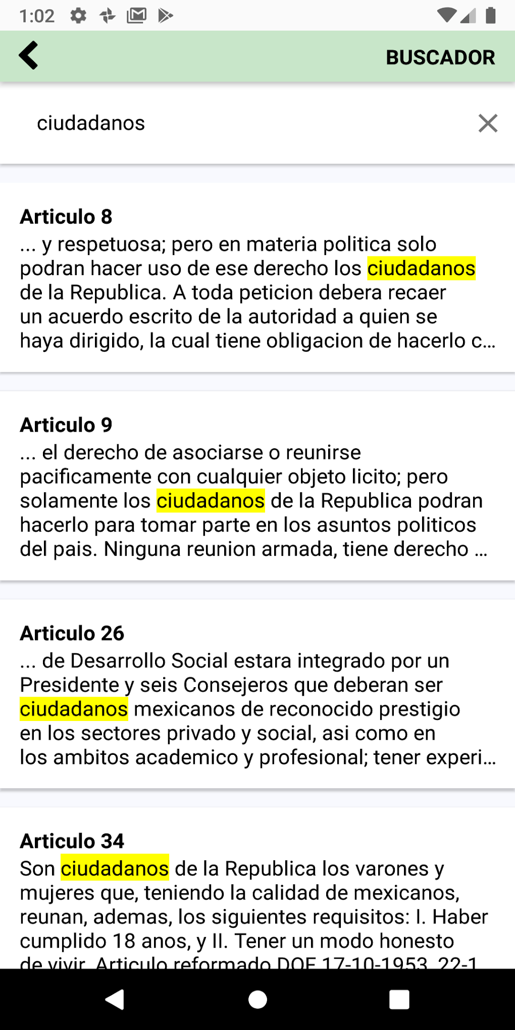 Constitución Política de Méxic for Android - Download