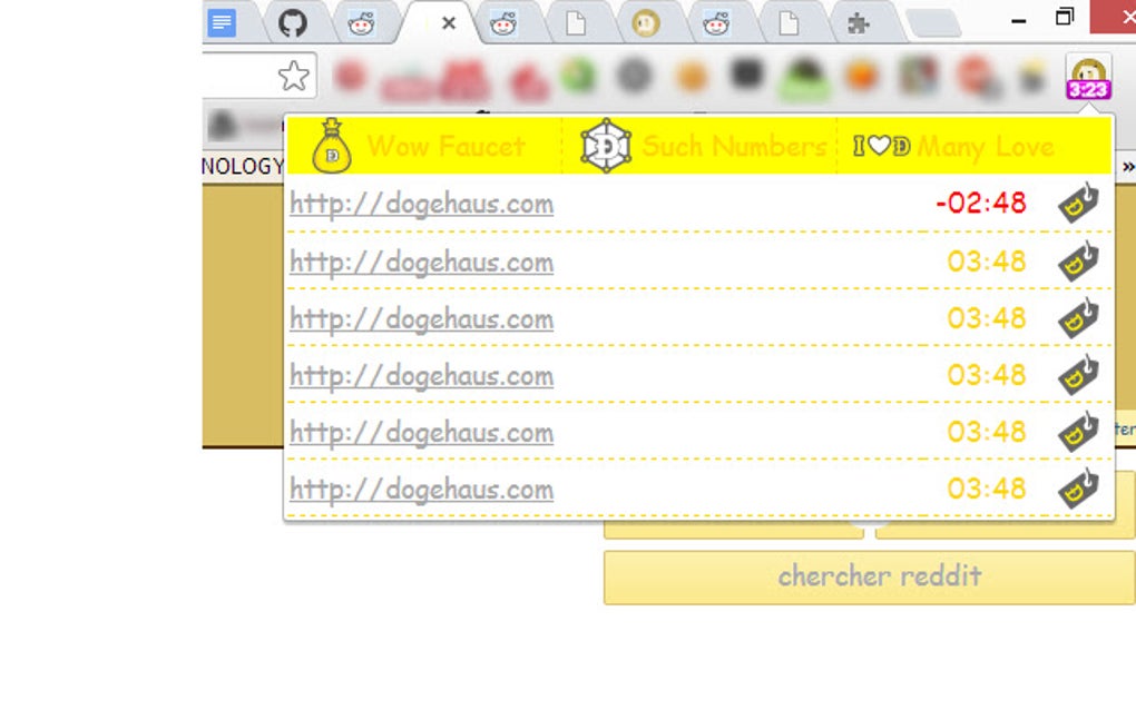 Doge Faucets Helper para Google Chrome - Extensión Descargar