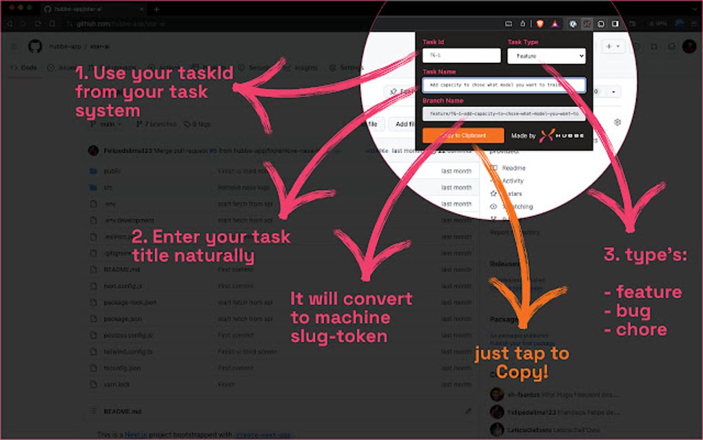 Hubbe Git Tooling for Google Chrome - Extension Download