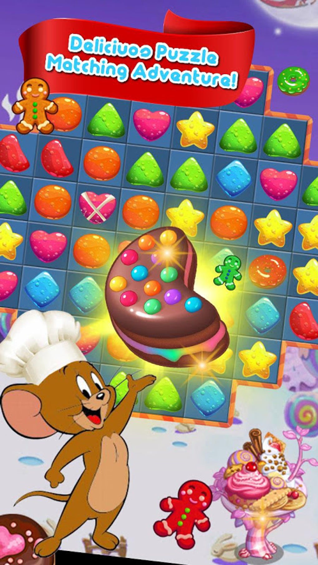 Cookie Crush Jerry - Cookie Smash Sweet APK for Android - Download