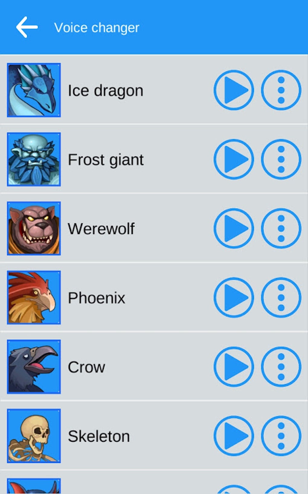 Voice changer & sound effects APK สำหรับ Android - ดาวน์โหลด