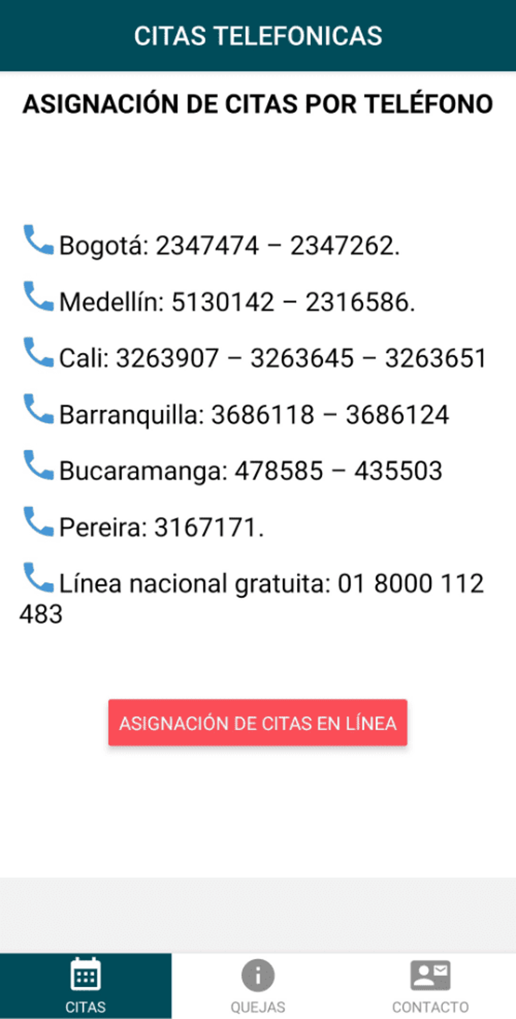INPEC Visitel Modulo de Asignación de Turnos MAT para Android - Descargar