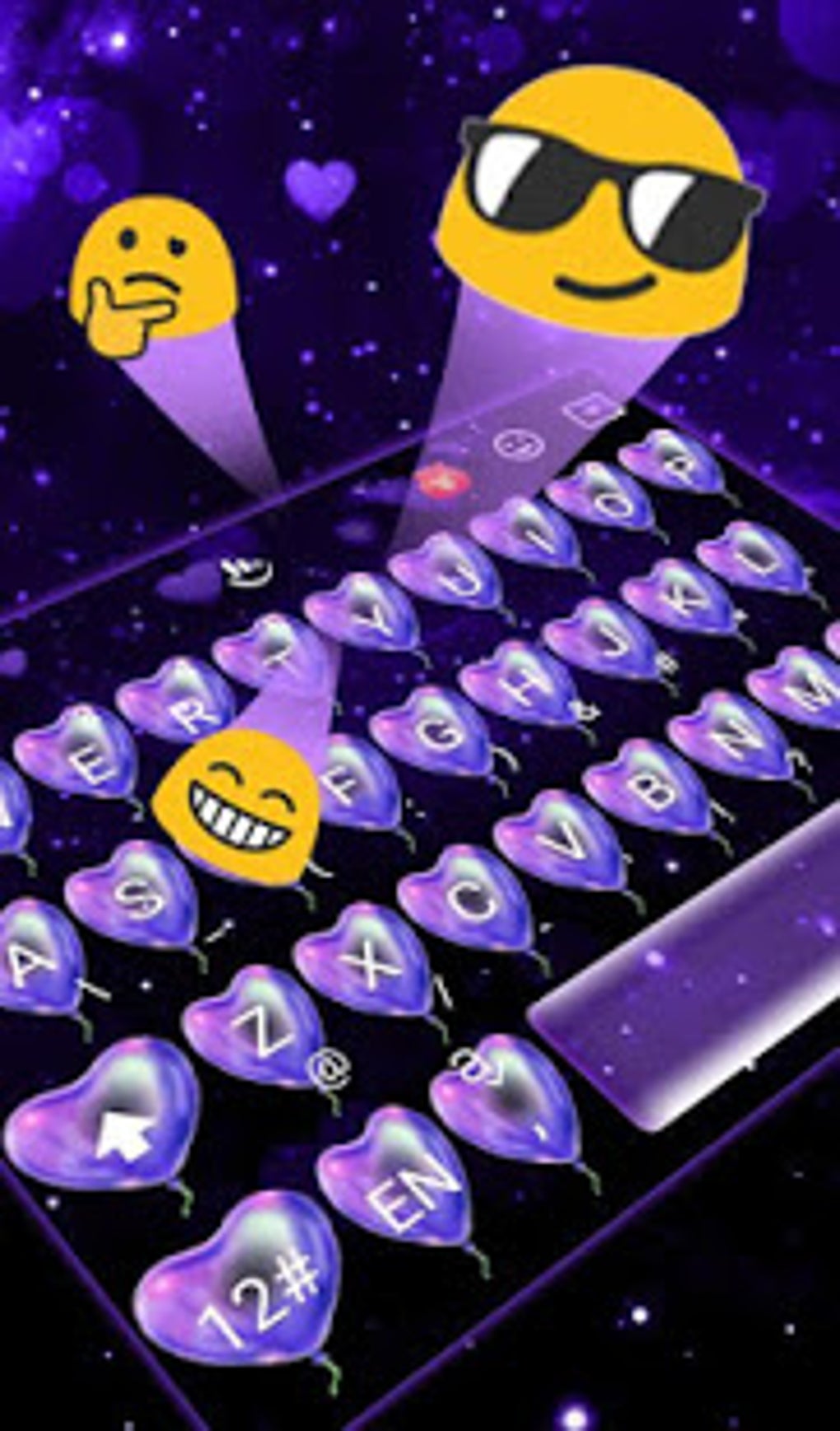 Star Love Balloon Keyboard Theme para Android - Descargar