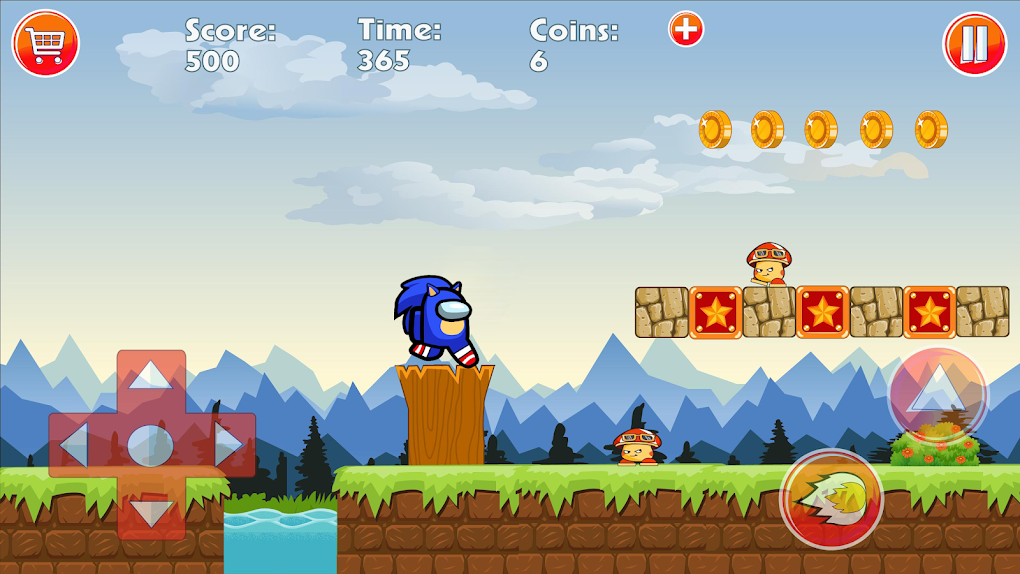 Android için bleu hedgehog Runner Dash - İndir