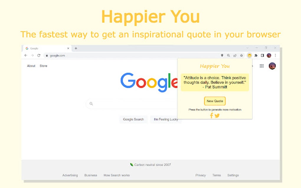 Happier You para Google Chrome - Extensión Descargar
