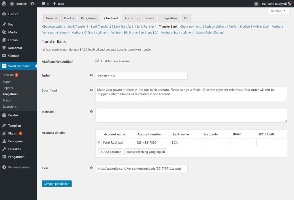 Fr Custom Payment Gateway Icon for WooCommerce para WordPress - Descargar