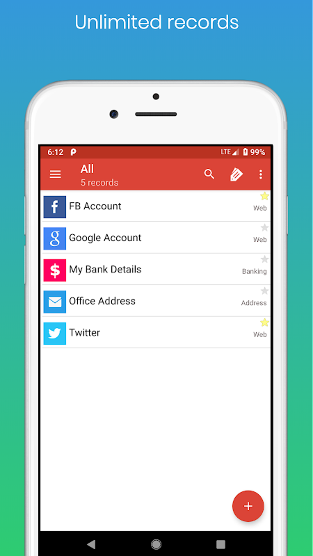 Password Vault Lite APK para Android - Descargar