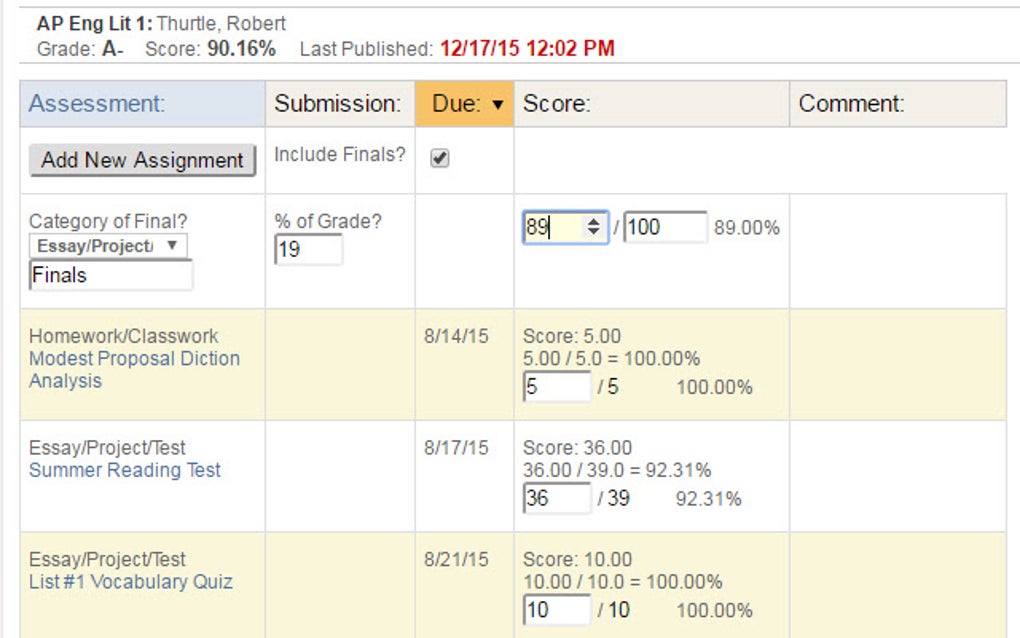 School Loop HoraceScope for Google Chrome - Extension Download