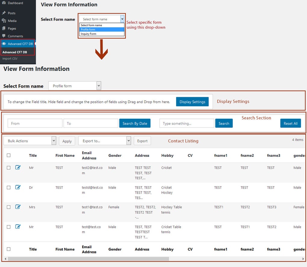 Advanced Contact Form 7 Db For Wordpress Download