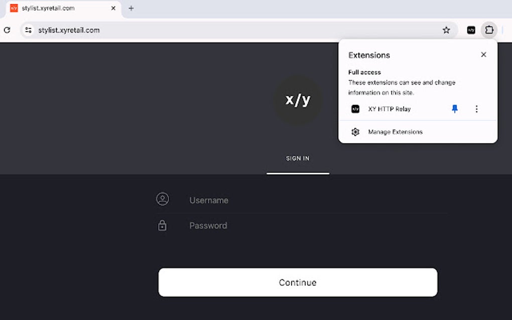 XY HTTP Relay para Google Chrome - Extensión Descargar