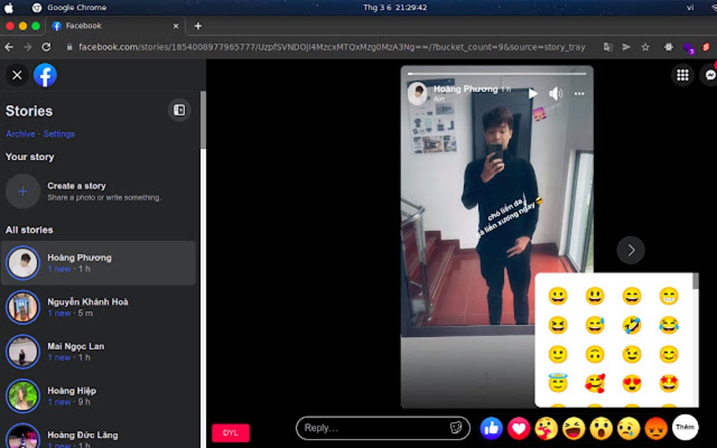 Custom Emoji Story Facebook for Google Chrome - Extension Download