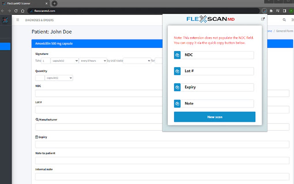 FlexScanMD Scanner for Google Chrome - Extension Download