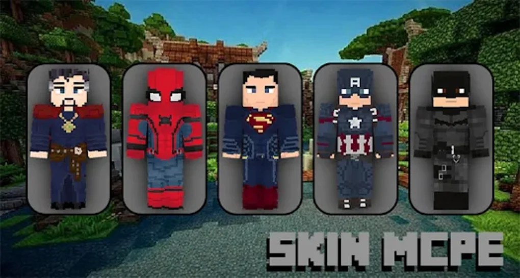 Superhero Skins for Minecraft для Android — Скачать