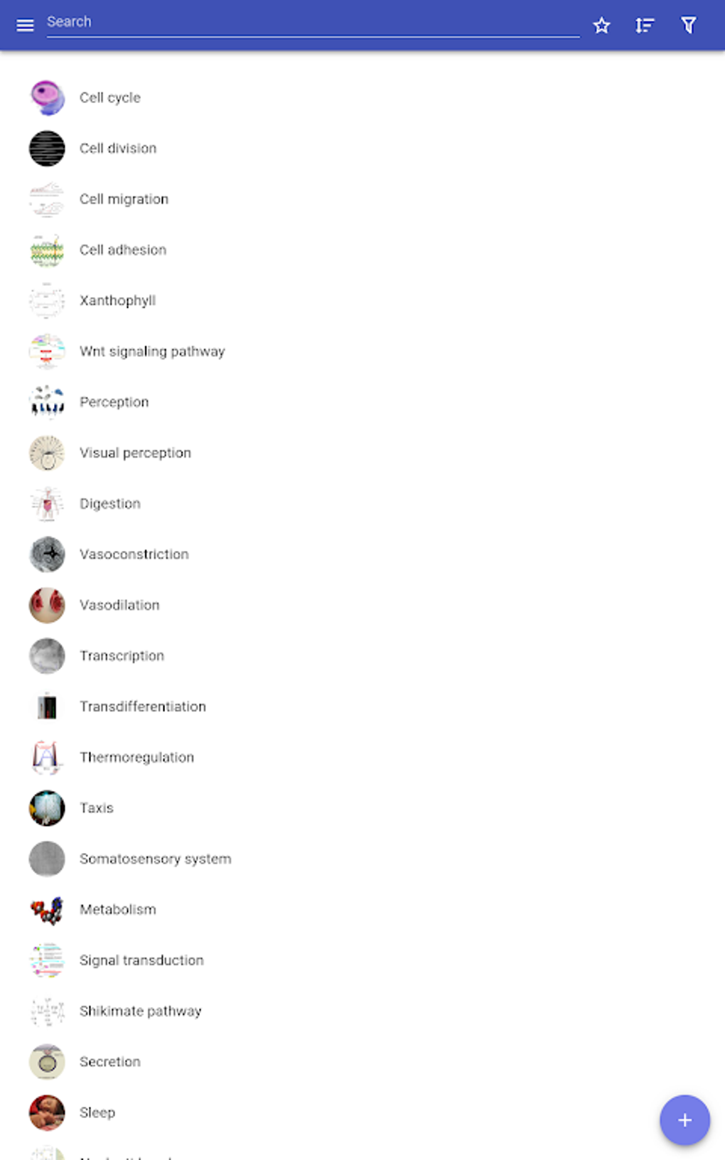 Biological process para Android - Descargar