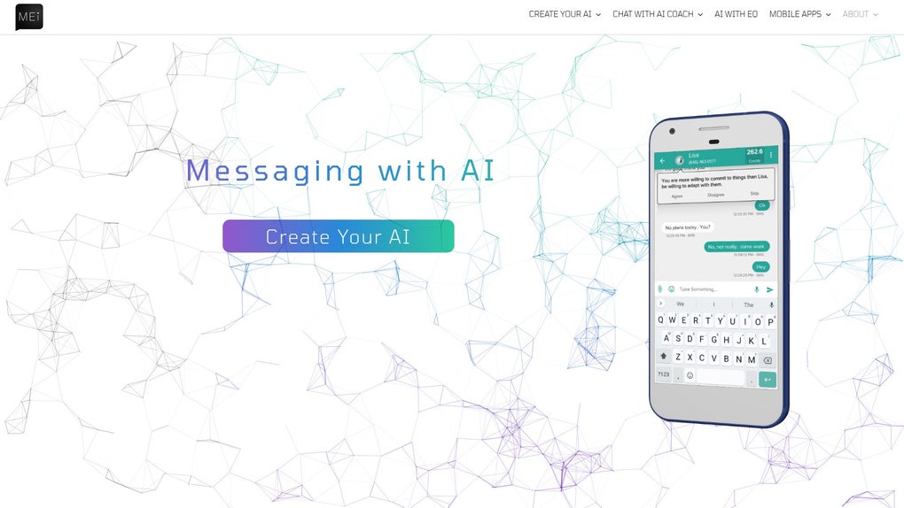 AI 챗봇를 위한 Mei Messaging With AI - 리뷰, 기능 및 사용 사례