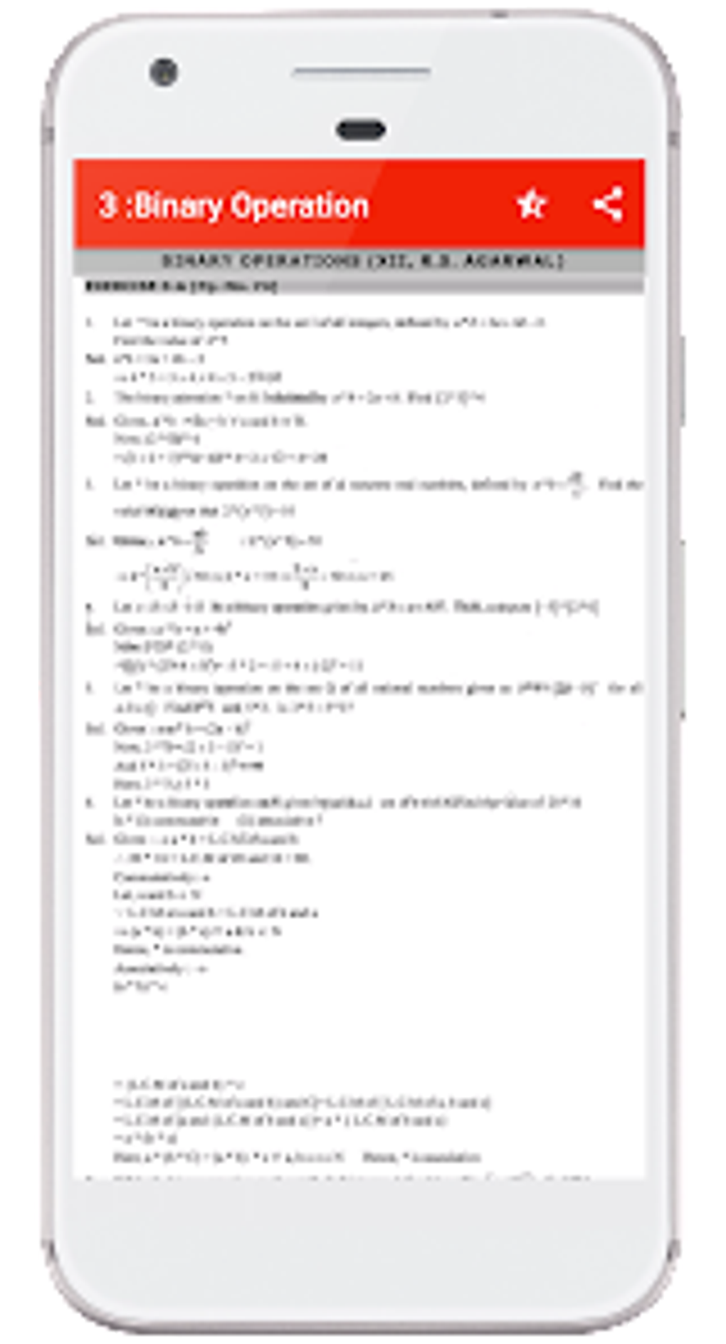 RS Aggarwal 12th Math Solution for Android - Download