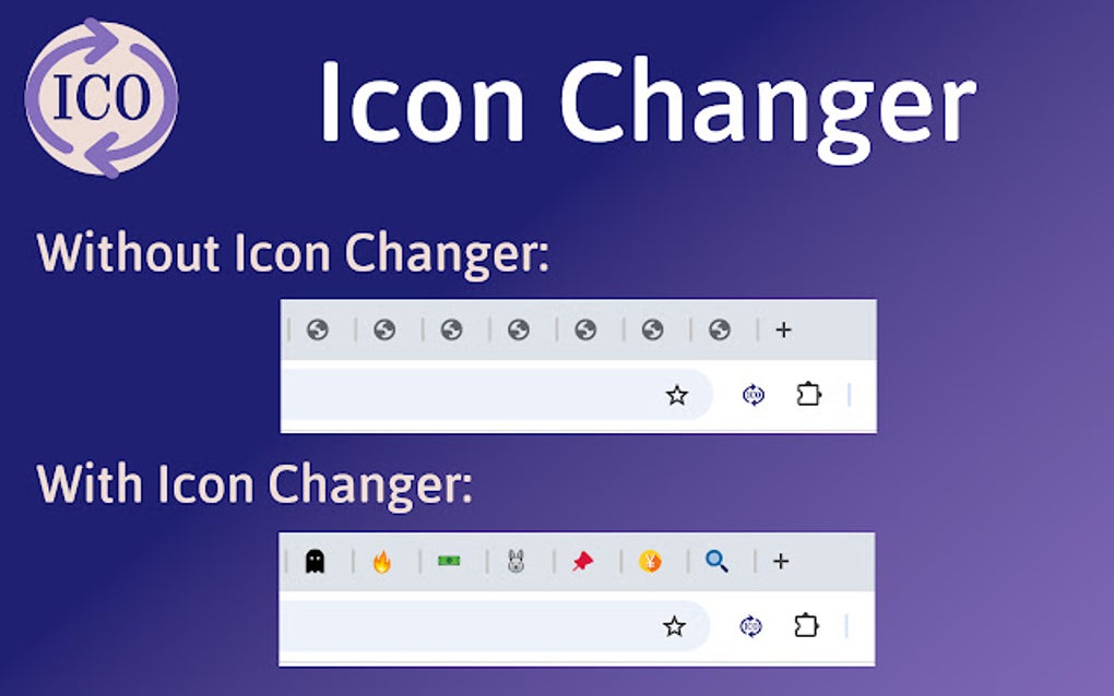 Icon Changer Google Chrome 용 - 확장 프로그램 다운로드