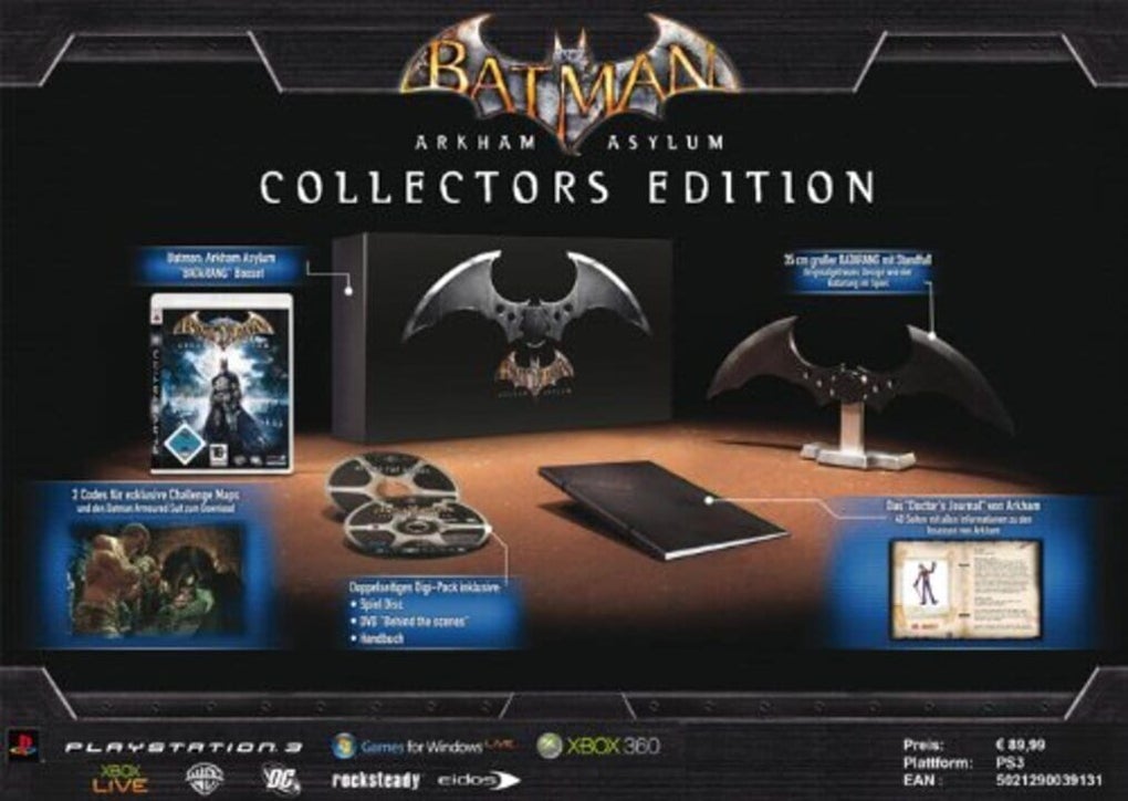 Batman: Arkham Asylum - Collectors Edition - Download