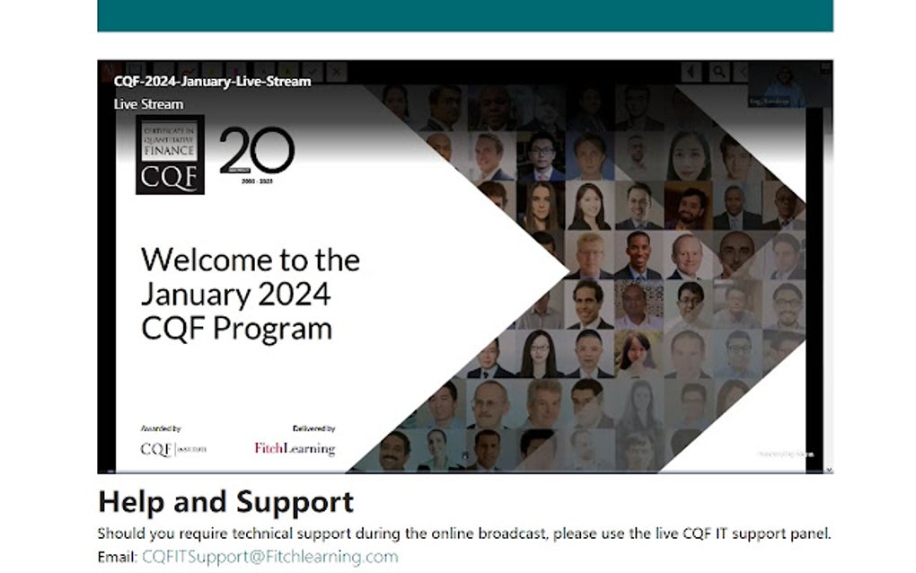 CQF Assistant for Google Chrome - Extension Download