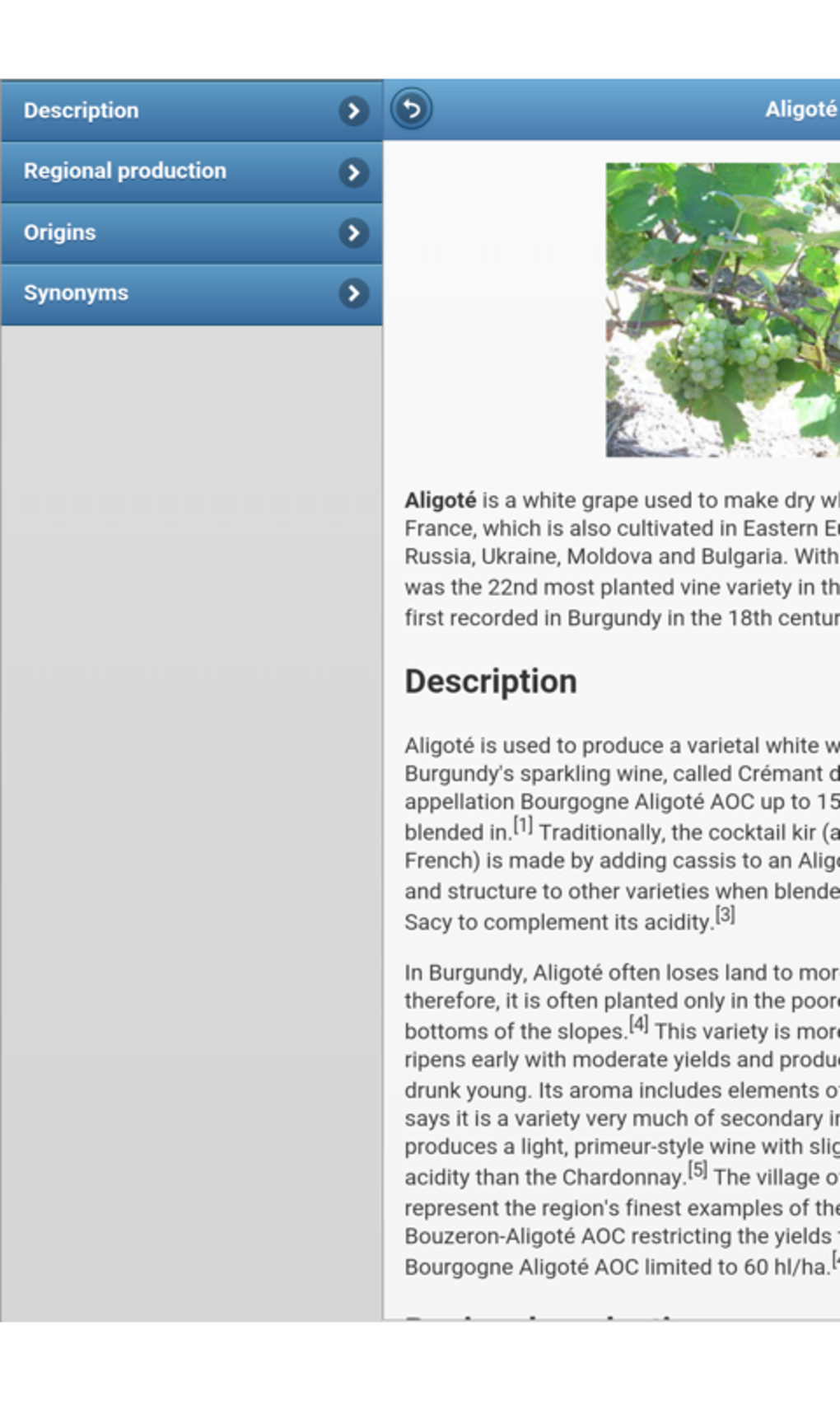 Grape varieties APK for Android - Download