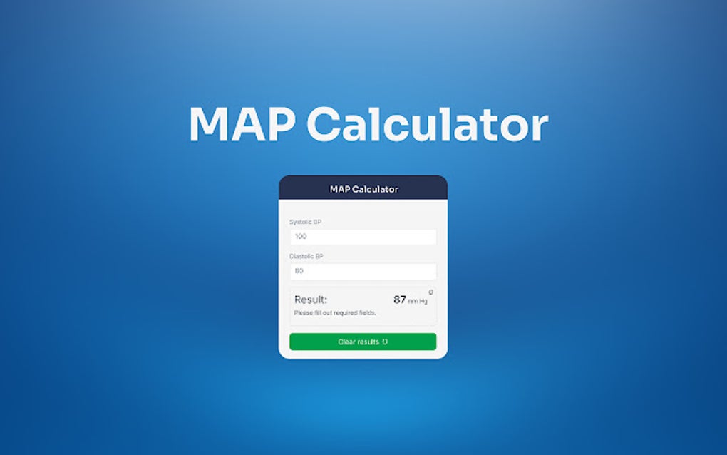 MAP Calculator para Google Chrome - Extensión Descargar
