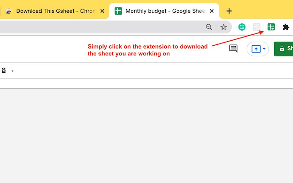 Download This Gsheet Google Chrome 용 - 확장 프로그램 다운로드