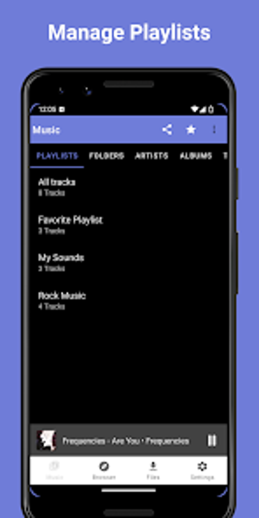 Android 용 MyMusic Audio Playlist Player - 다운로드