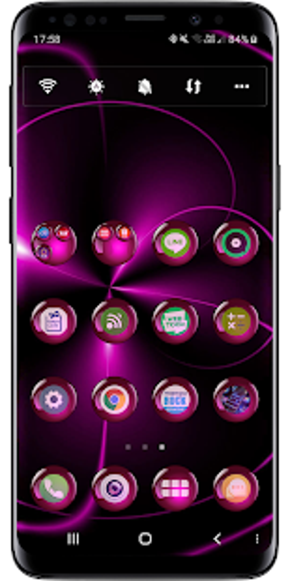 Theme Launcher - Spheres Pink Icon Changer Free APK para Android ...