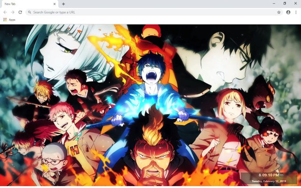 Blue Exorcist New Tab & Wallpapers Collection for Google Chrome ...