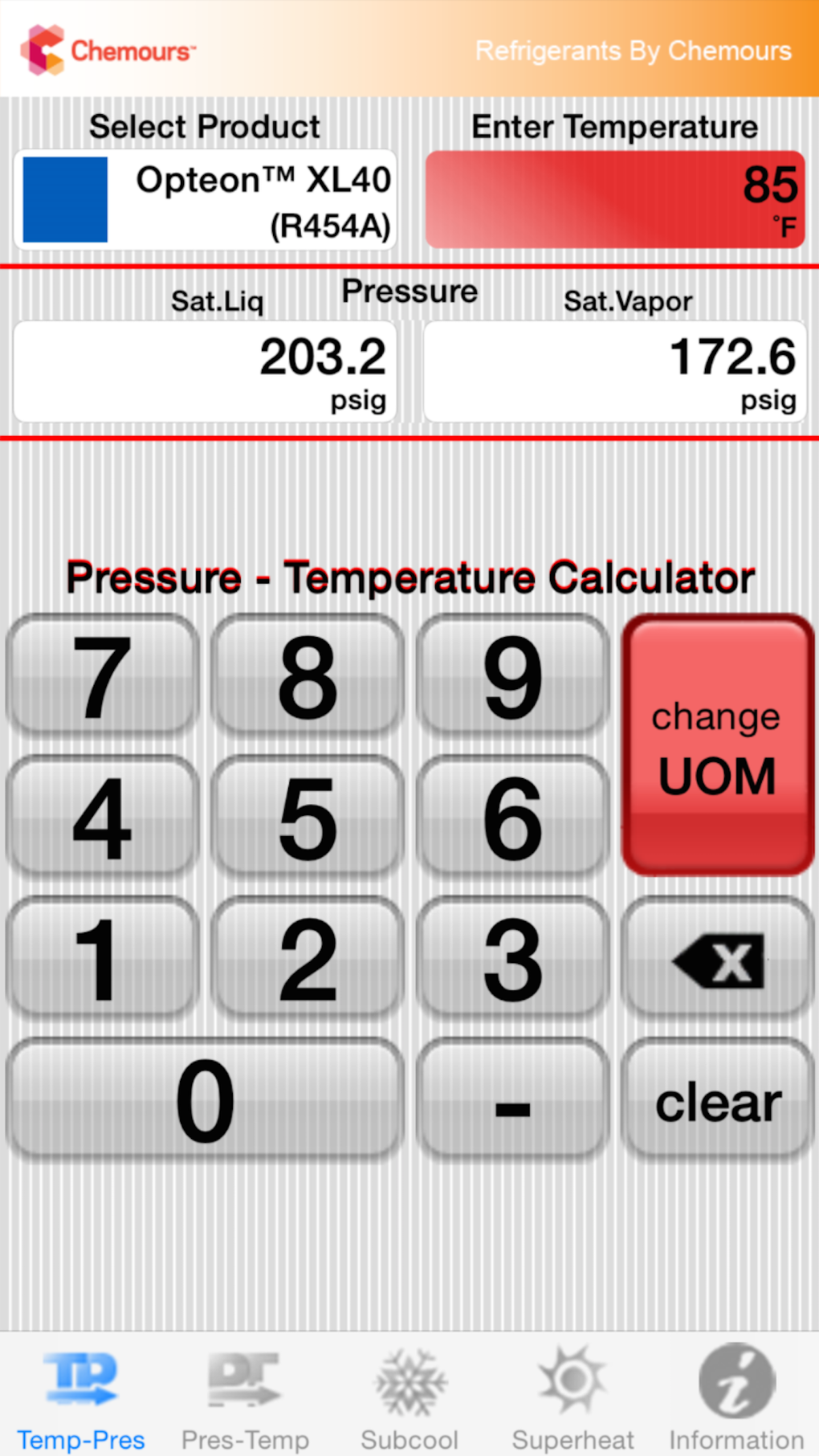 Chemours PT Calc para iPhone - Download
