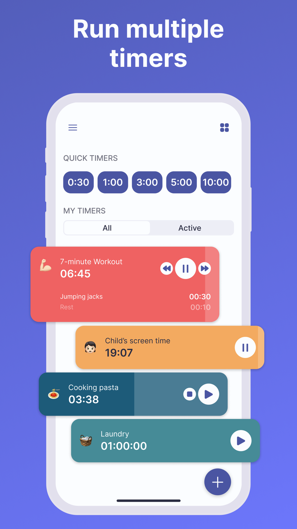 Interval Multi Timer: Timus for iPhone - Download