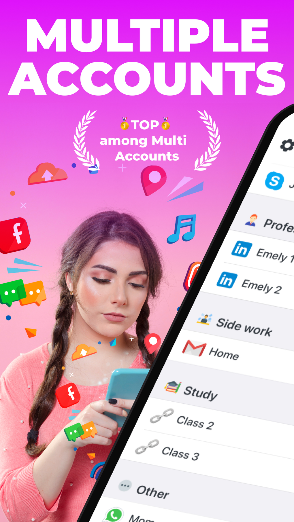 Parallel Space Dual Accounts para iPhone - Descargar