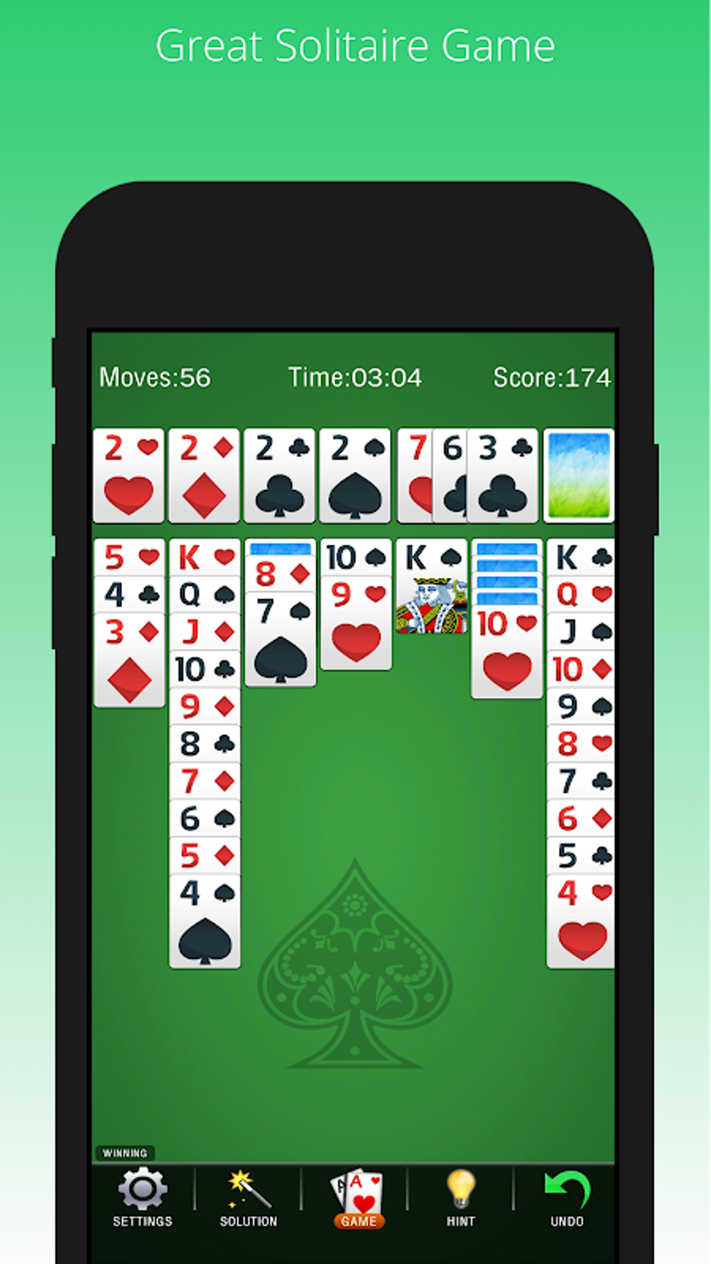Android için Solitaire Classic APK - İndir