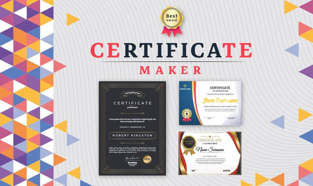 Certificate Maker - Certificate Design APK para Android - Descargar