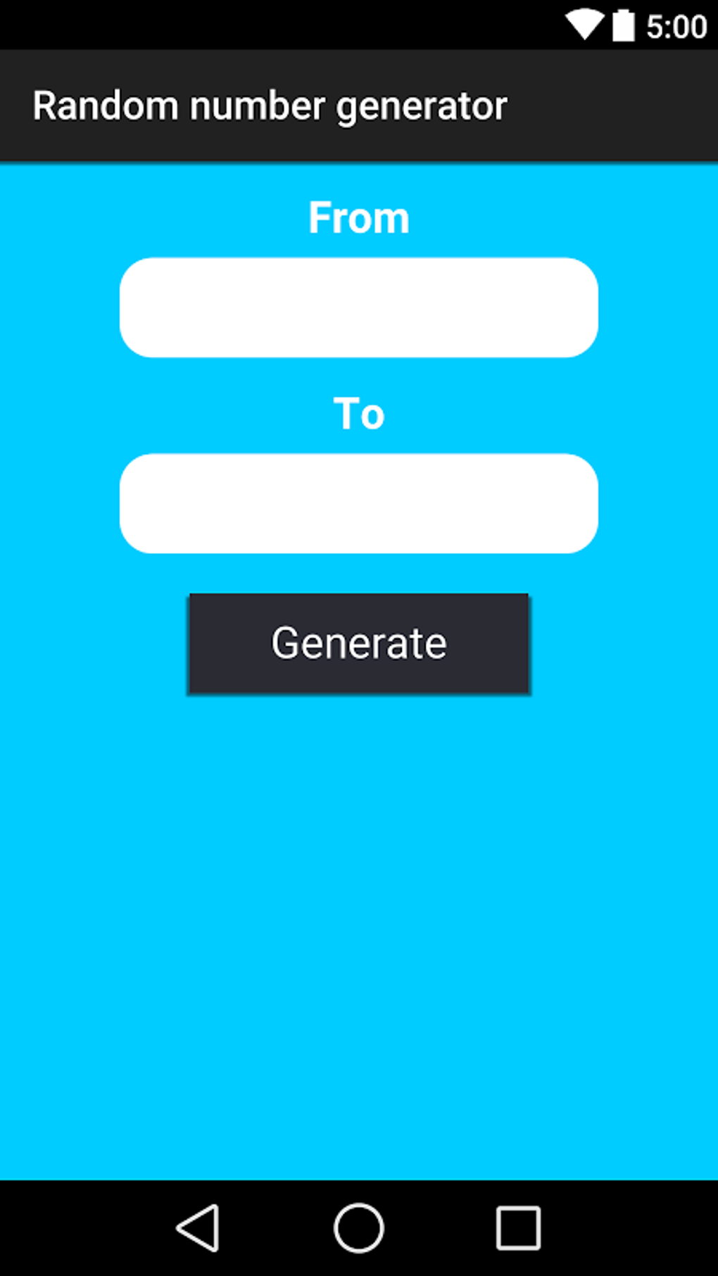 Random number generator APK สำหรับ Android - ดาวน์โหลด