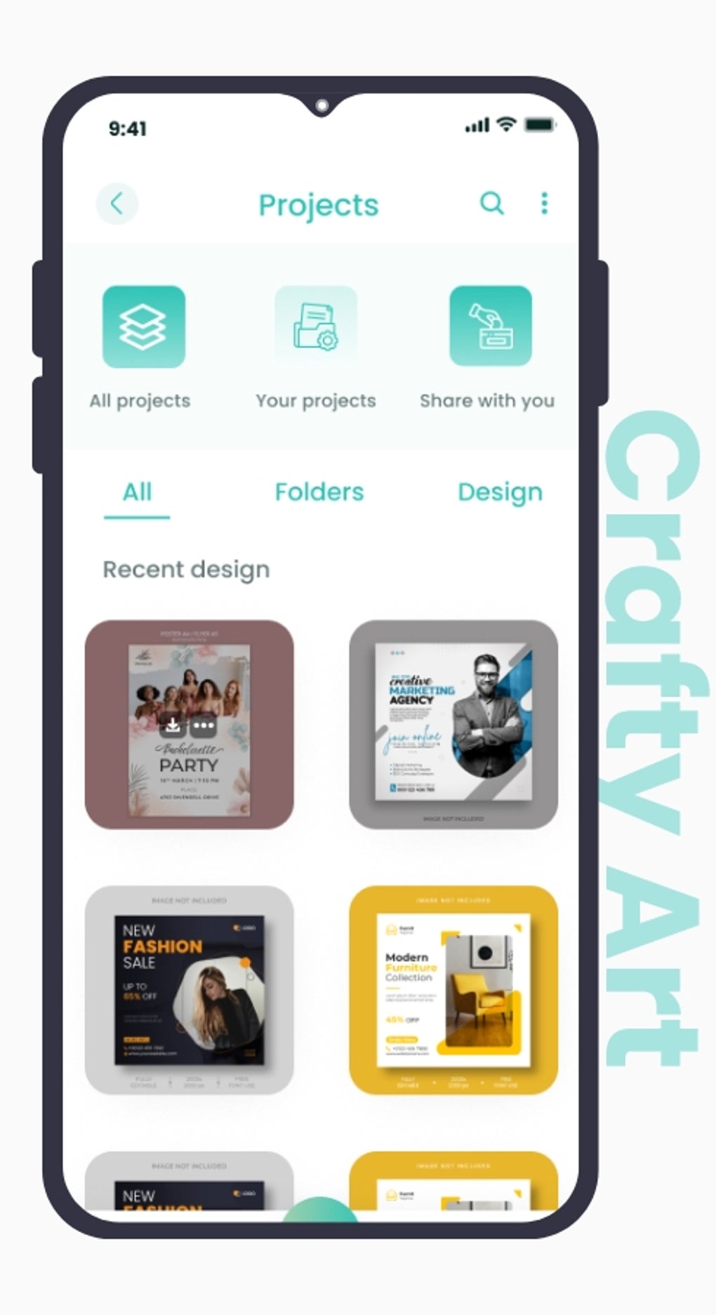 CraftyArt-Design Poster Maker for Android - Download
