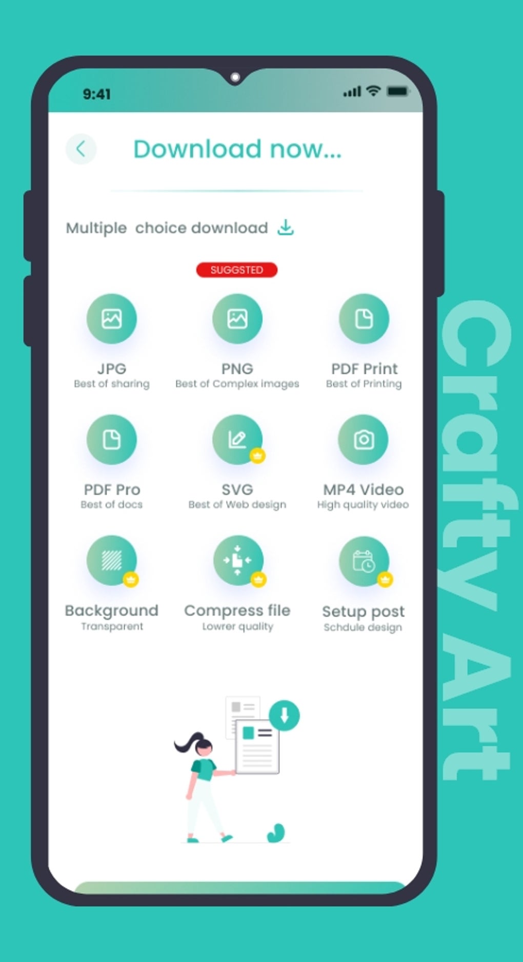 CraftyArt-Design Poster Maker for Android - Download
