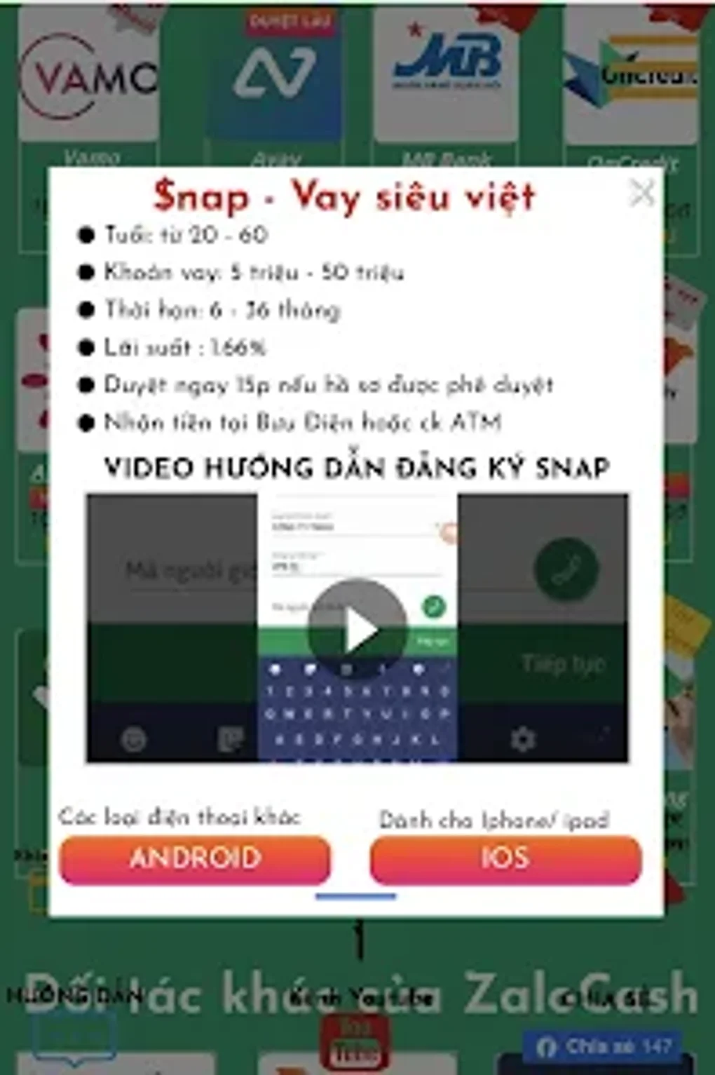 YoCash - Vay Siêu Việt para Android - Descargar