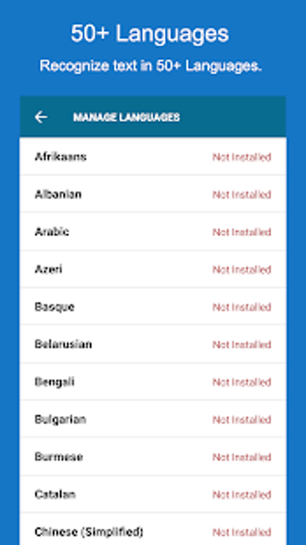 OCR Text Scanner : Extracts Text on Image APK para Android - Descargar